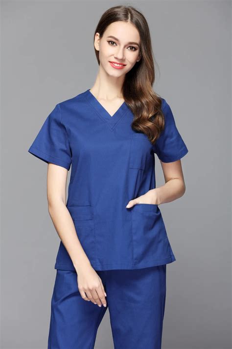 Women Sweater Medical Scrubs Man And Woman Womens Short Sleeve Scrub