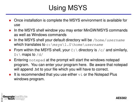 PPT MinGW PowerPoint Presentation Free Download ID 4375752