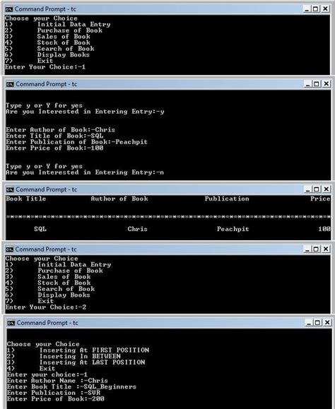 Bookshop Management System Source Code And Output C Imteg Imteg