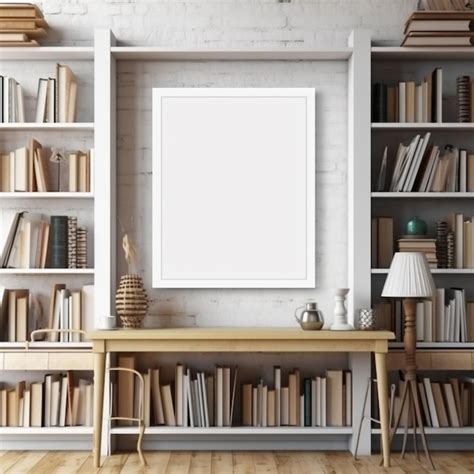 Premium Photo A Close Up Of A Table With A Lamp And A Picture Frame