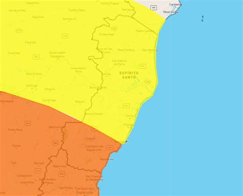 Instituto Emite Alerta De Tempestade Com Granizo E Vendaval No Es Veja