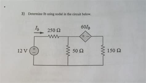 Solved 1 Calculate Vavb And Vab3 Determine Ib Using