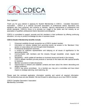Fillable Online Dear Applicant Thank You For Your Interest In Applying