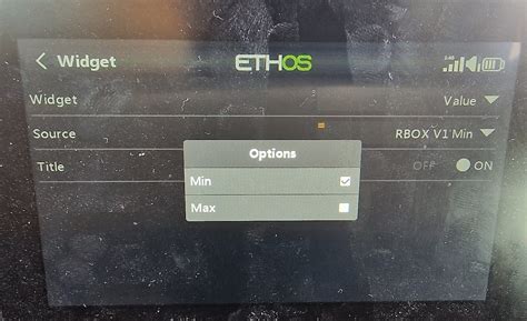 Value Widget Cant Show Min Max Values For Calculated Telemetry