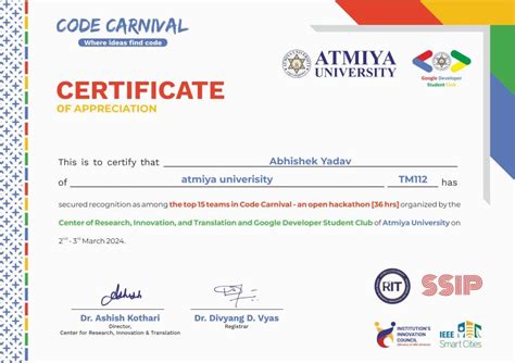Abhishek Yadav On Linkedin Codecarnival2023 Hackathon Top15 Innovation