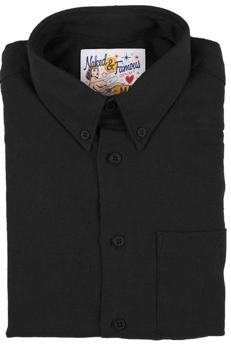 Easy Shirt Cotton Silk Blend Twill Black Shopperboard