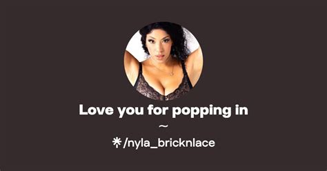 Love You For Popping In ~ Tiktok Linktree