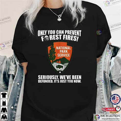 Smokey Bear Only You Can Prevent Forest Fires Shirt Ink In Action