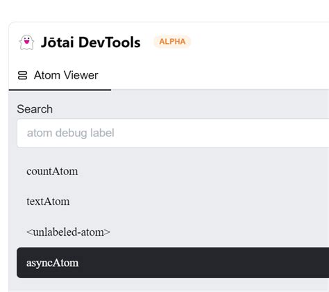 Requesting Your Feedback Jotai Devtools Alpha Preview · Pmndrs Jotai · Discussion 1754 · Github