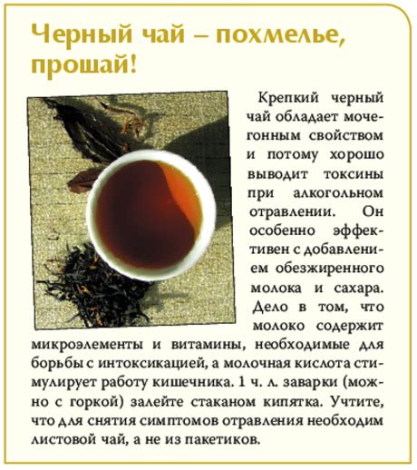 Зеленый чай от похмелья или черный. Какой чай пить при похмелье