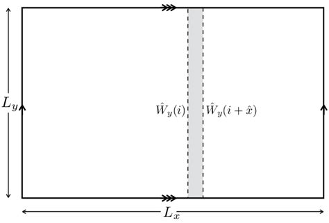 square lattice on a torus the wilson loopˆwloopˆ loopˆw y is