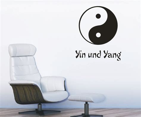Chinesische Zeichen Wandtattoo Yin Yang Als Schriftzeichen