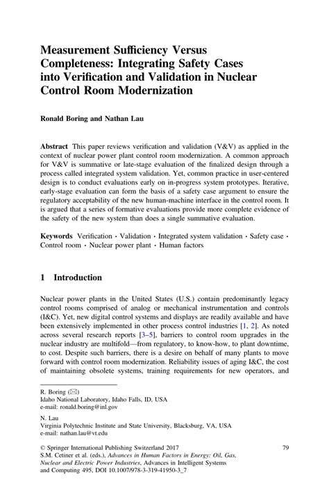Pdf Measurement Sufficiency Versus Completeness Integrating Safety Cases Into Verification