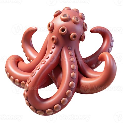 Vibrant Unforgettable Photorealistic Ultra Detailed Isolated Cutout Of A Single Kraken