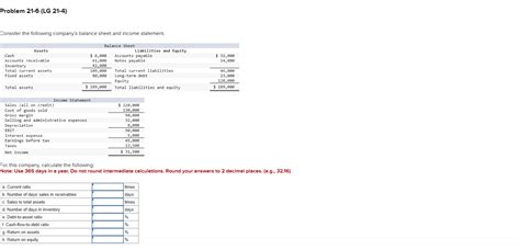 Solved Problem 21 6 LG 21 4 Consider The Following Chegg Com