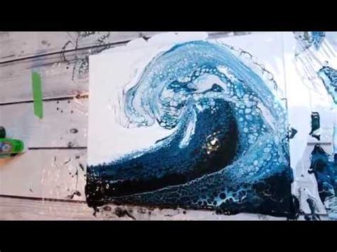 54 Best Ocean Wave Acrylic Pour Ever Youtube