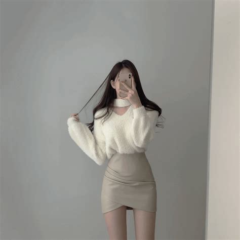 [🚀당일발송🚀]💗made💗로잉 앙고라 초커 퍼 넥트임 니트 3color 에이블리