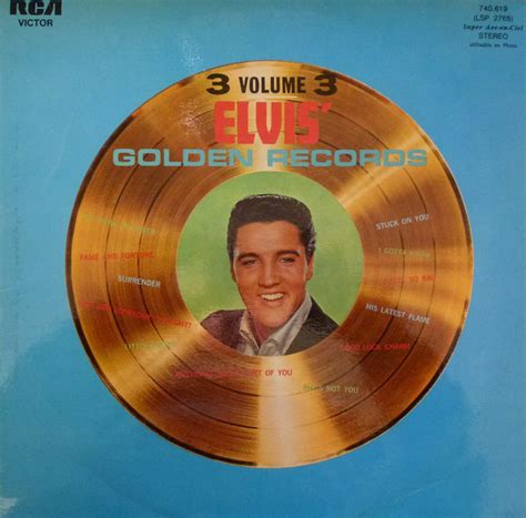 Elvis Presley Elvis Golden Records Volume 3 Vinyl Records Lp Cd On