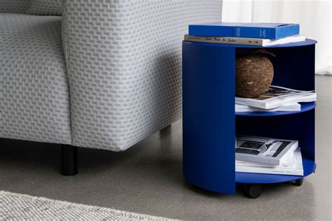 Hide Side Table Ultramarine Blue — Hem