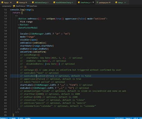 Date Range Modal Save Label Color Is The Same Color As The Modal Header