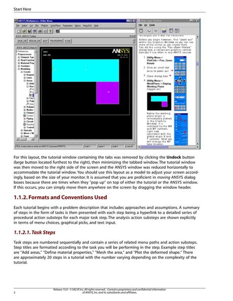 ANSYS Mechanical APDL Introductory Tutorials Pdf