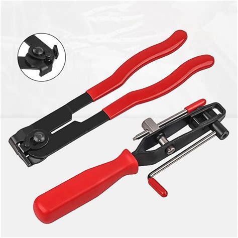 Cv 조인트 부트 클램프 플라이어 자동차 밴딩 핸드 툴 키트 세트 냉각수 호스 연료 클램프 도구 포함 다기능 사용 섀시 부품