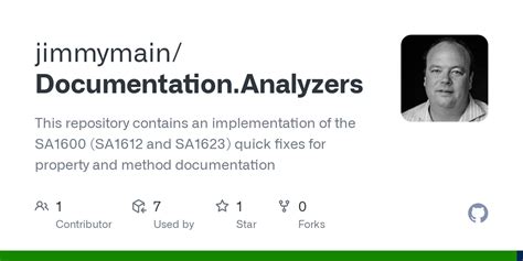 Github Jimmymaindocumentationanalyzers This Repository Contains An Implementation Of The