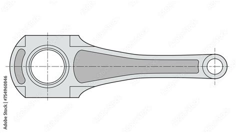 Reciprocating Compressor Drawing Showing An Api 618 Industrial