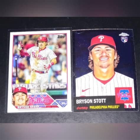 Topps Other Bryson Stott Rookie Card Topps Chrome Topps Future Stars Poshmark
