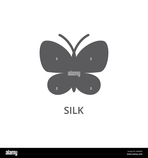 Silk Fabric Material Feature Vector Icon Stock Vector Image And Art Alamy