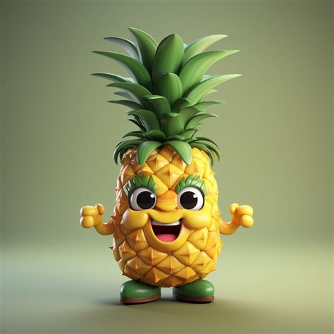 Download Ai Generated Pineapple Fruit Royalty Free Stock