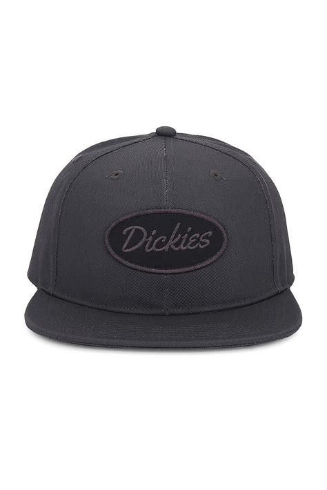 Dickies Flat Bill Cap Charcoal Editorialist