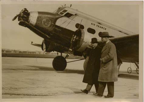 Edouard Daladier Au Bourget By Photographie Originale Original Photograph 1937 Photograph
