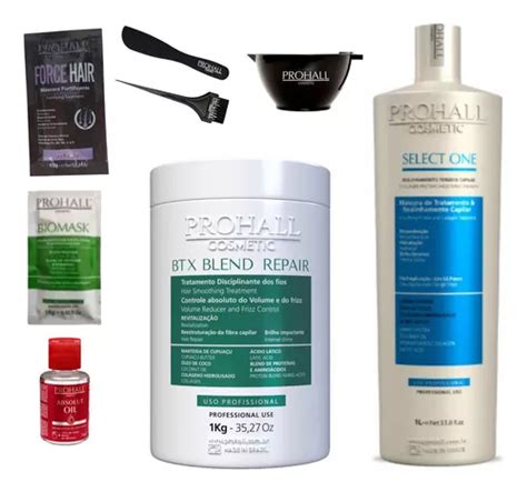 Progressiva Select One Prohall 1l Redutor Para Cabelo 1kg Mercadolivre