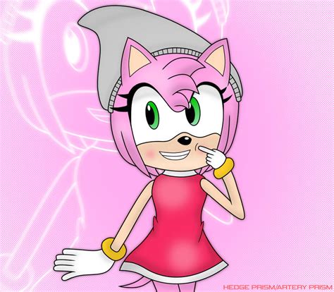Amy Rose With Cap Hat By Arteryprism On Deviantart