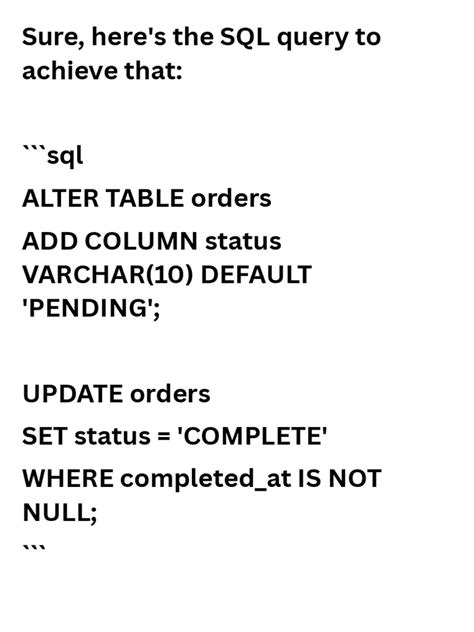 Sure Heres The Sql Query To Achieve That 20240416 051837 0000 Pdf