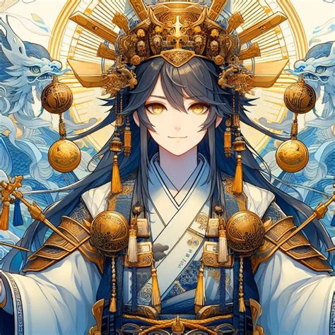 【r15】和風な長髪男性の神様＊その2・dall E3に考えてもらったシリーズ Aipictors