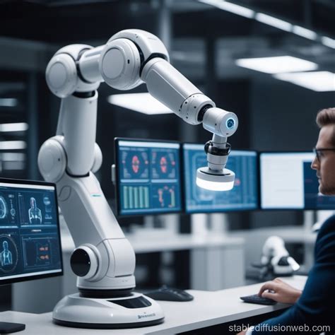 Create An Image That Visually Represents The Integration Of Artificial