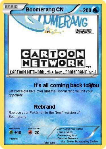 Pokémon Boomerang Cn Its All Coming Back To You My Pokemon Card