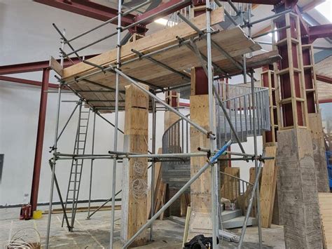 Splay Scaffold To Access Rsj Beams Bunn Leisure Selsey