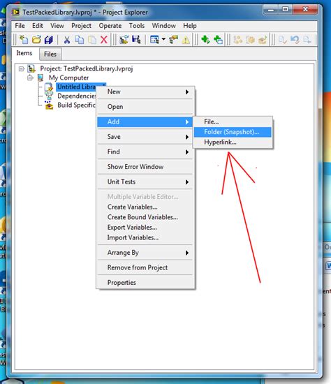 Ability To Add Autopopulating Folders In Labview Libraries Ni