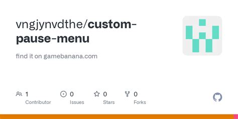 Github Vngjynvdthecustom Pause Menu Find It On