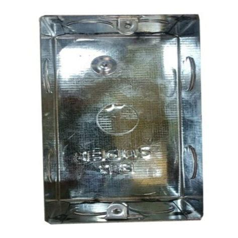 Silver Rectangular Shape Gi Modular Box For Lighting Use At Best Price