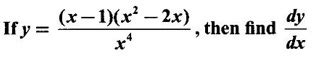Derivative Problems Based On General Rules Of Differentiation