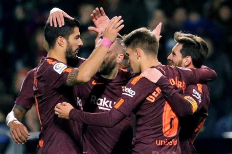 Triplete De Messi Da Al Barcelona El Campeonato De Liga 25 De Su