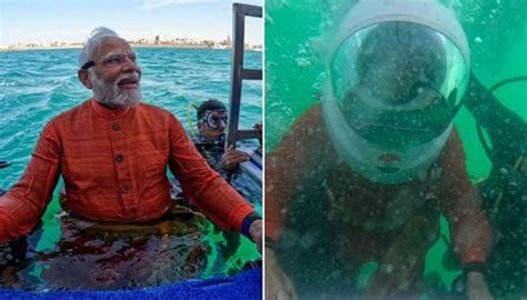 Modi Dives To Pray At ‘lost Underwater Temple