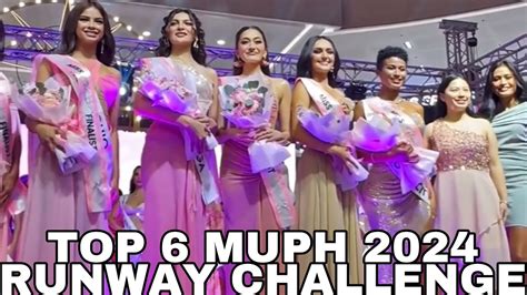 Top 6 Finalist Runway Fashion Show Miss Universe Philippines 2024 Ahtisa Manalo X Alexie