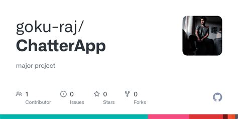 Github Goku Raj Chatterapp Major Project
