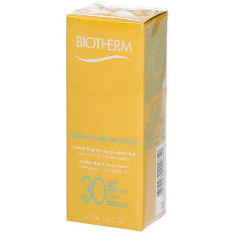 Biotherm Crème Solaire Dry Touch Spf 30 50 Ml Shop Apothekech