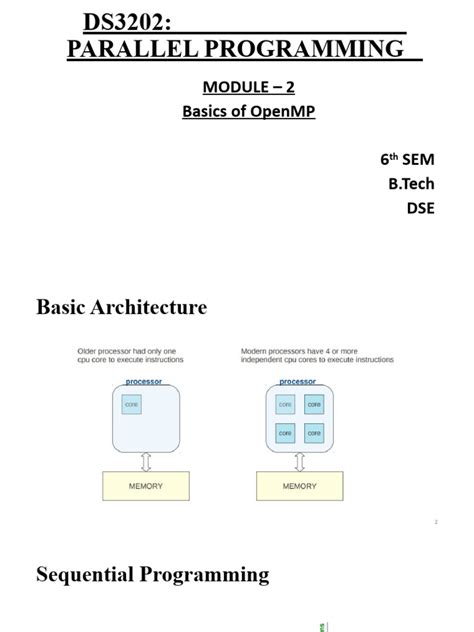 parallel programming module 2 download free pdf variable computer